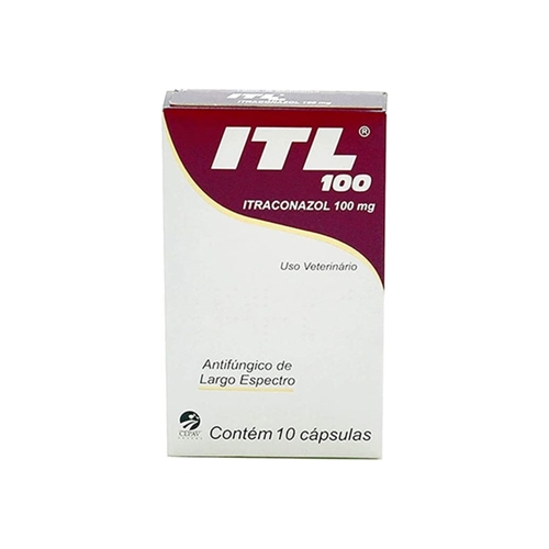 Itl 100 Itraconazol 100mg 10 Comprimidos| VetRio - Itl 100 Itraconazol ...