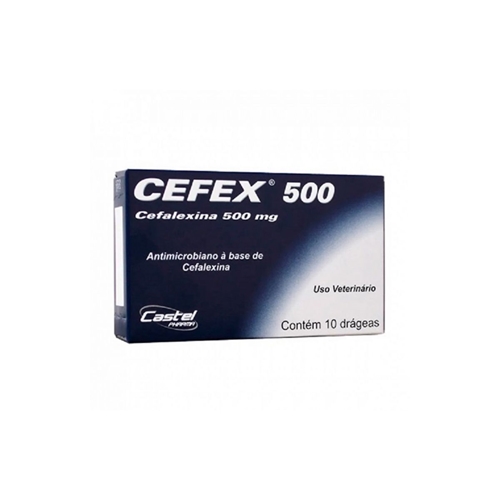 Medicamento Cefex 500mg com 10 Comprimidos - CEPAV| VetRio ...