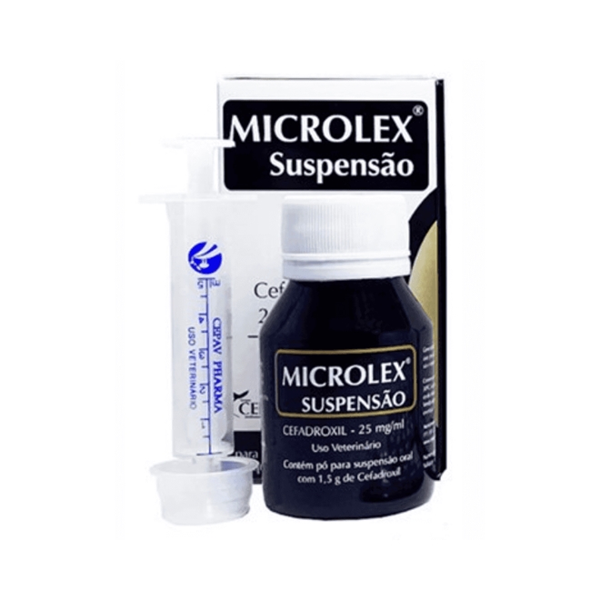 Antibiótico Microlex Cepav Suspensão 25mg/ml| VetRio - Antibiótico ...