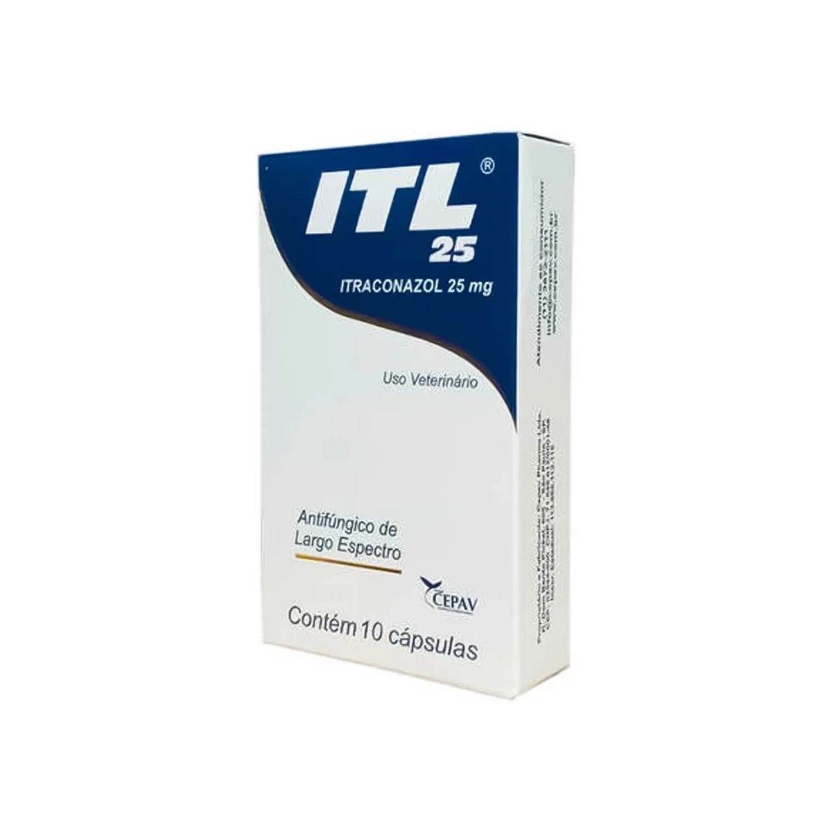 Antifúngico ITL 25 Itraconazol Cepav 25 mg| VetRio - Antifúngico ITL 25 ...